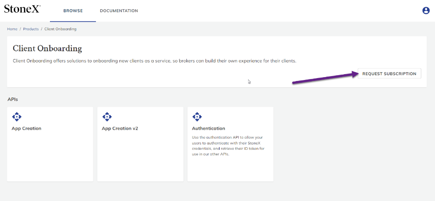 StoneX Developer Storefront